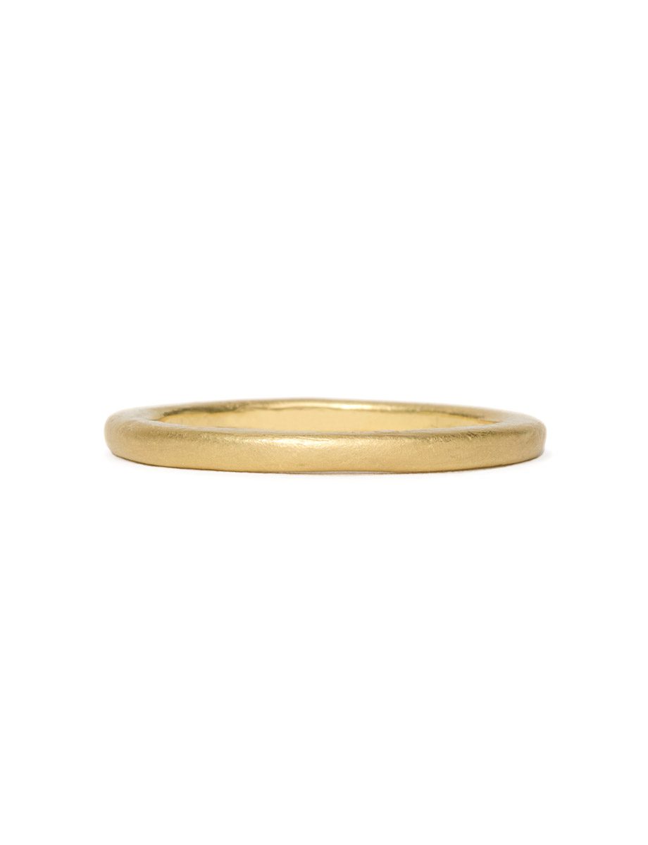 Fine Striae Ring - Yellow Gold - e.g.etal
